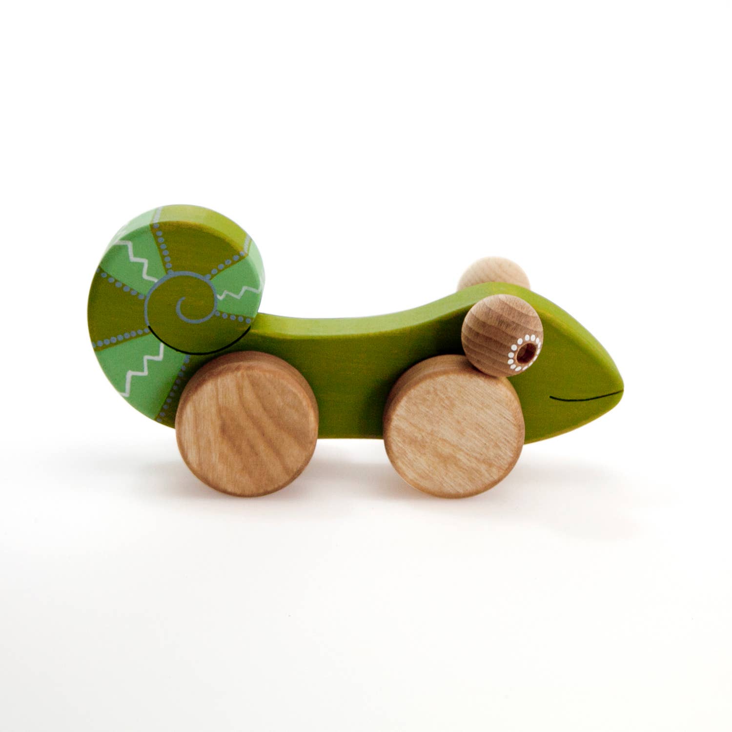 Chameleon Push and Pull Toy | Quill and Feather
